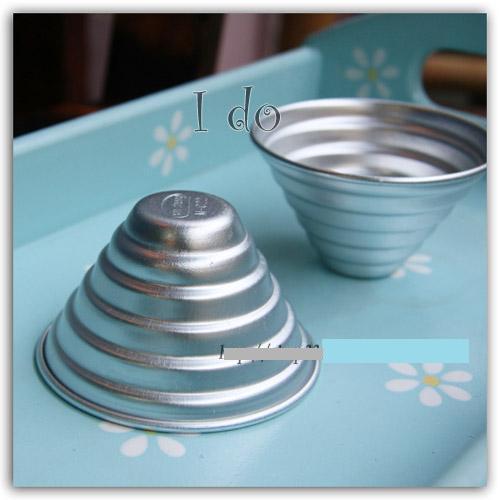 dropship Spiral Pyramid Cake Pan Tin Jelly Mould – Wholesale free ...