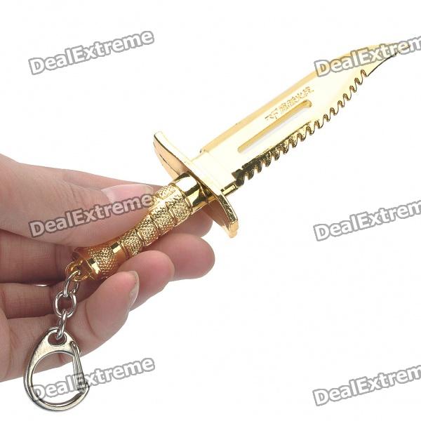 Cool Zinc Alloy CrossFire Dagger Keychain Golden – Wholesale Cool Zinc ...