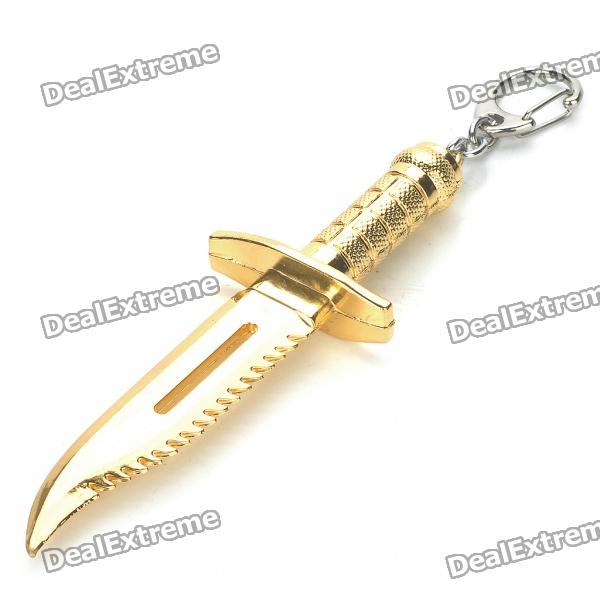 Cool Zinc Alloy CrossFire Dagger Keychain Golden – Wholesale Cool Zinc ...