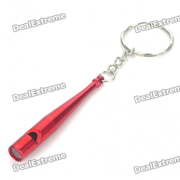 Mini Aluminum Baseball Bat Style Whistle Keychains – Wholesale Mini ...