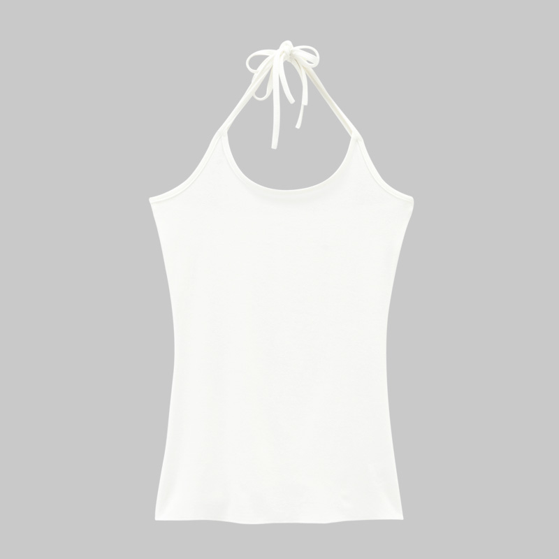 VANCL Tie Up String Tank Top White SKU 83035 – Wholesale VANCL Tie-Up ...