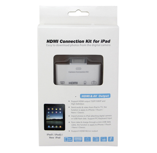 Camera Connection Kit 4in1 HDMI AV USB Cable – Wholesale Camera ...