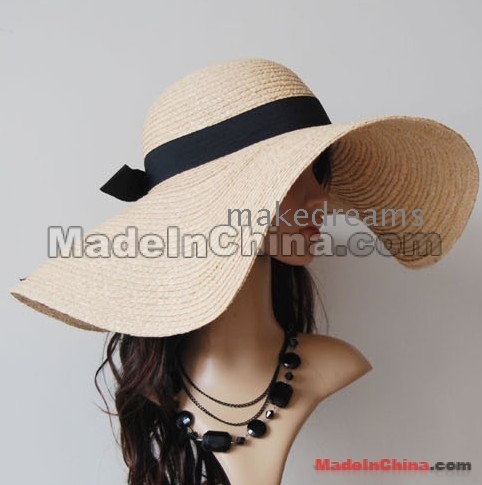 Philippines straw hat beach cap big ZheYangMao uv – Wholesale ...