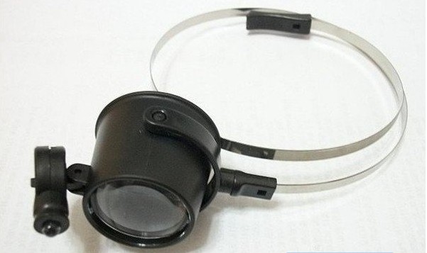 50pcs monocle magnifier Eyewear Style LED Light – Wholesale Free ...