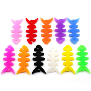 Cute fish bone wrap cable wire tidy earphone – Wholesale wholesale ...