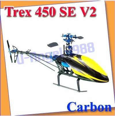 Trex 450 V2 ARF Carbon RC Helicopter Metal Upgrade – Wholesale Trex 450 ...