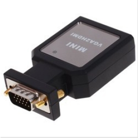 Buy F03416 VGA2HDMI MINI VGA TO HDMI converter box 3.5mm Black+ Free ...