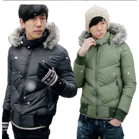 Buy YISHION men's down jacket clothing down coat fashionable casual ...