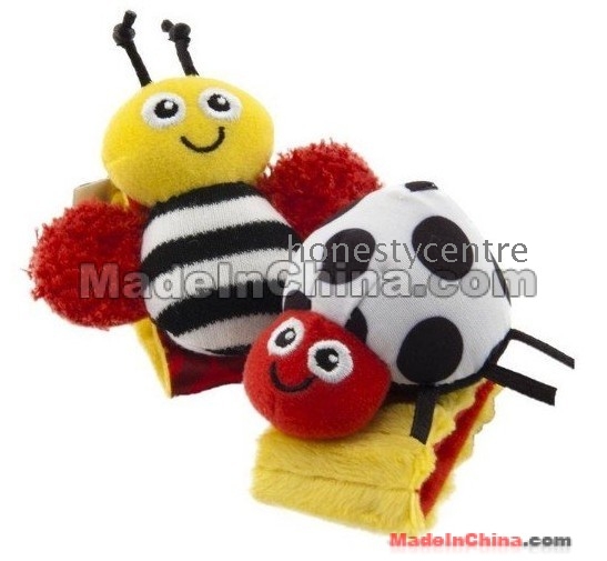 20pcs Lamaze Wrist Rattles Toddler Infant Plush – Wholesale Free ...