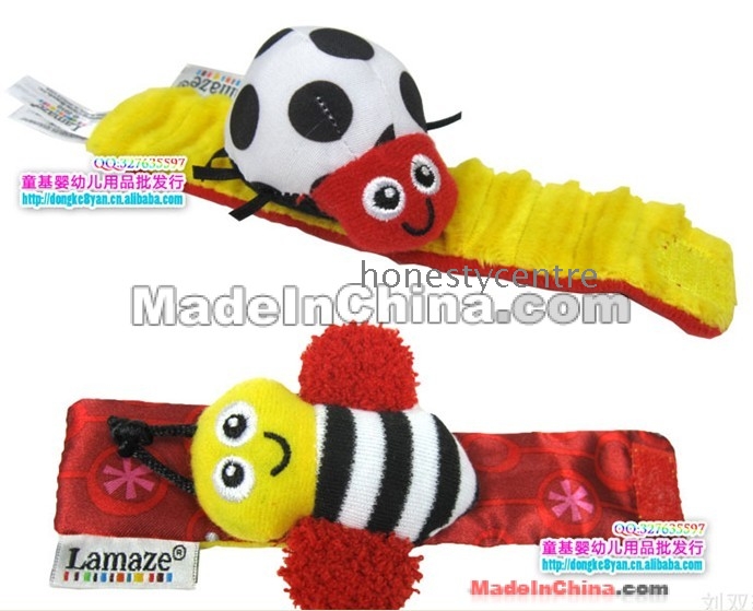 20pcs Lamaze Wrist Rattles Toddler Infant Plush – Wholesale Free ...