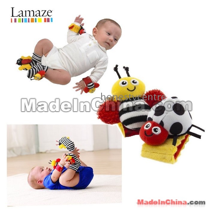 20pcs Lamaze Wrist Rattles Toddler Infant Plush – Wholesale Free ...