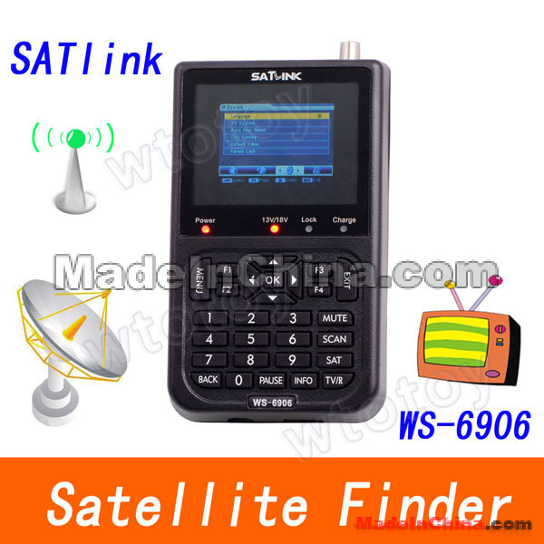 SATLINK WS6906 Portable Digital Satellite Finder – Wholesale SATLINK ...