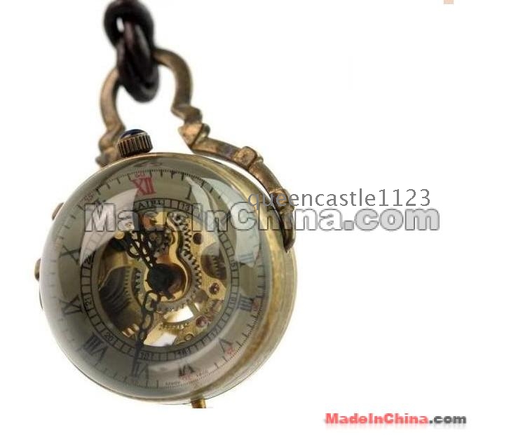 See Through Antique Bronze Pocket Watch CAIFU – Wholesale Hot See ...