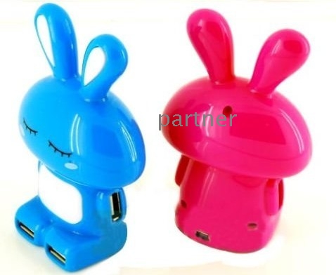 Cute Gleamy Rabbit USB 2 0 HUB Speed 4 Port USB – Wholesale Cute Gleamy ...