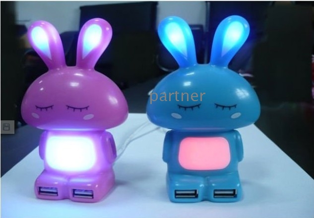 Cute Gleamy Rabbit USB 2 0 HUB Speed 4 Port USB – Wholesale Cute Gleamy ...
