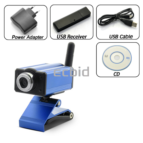 Rotation 2 4GHz Wireless USB Web Camera Webcam 20M – Wholesale Rotation ...