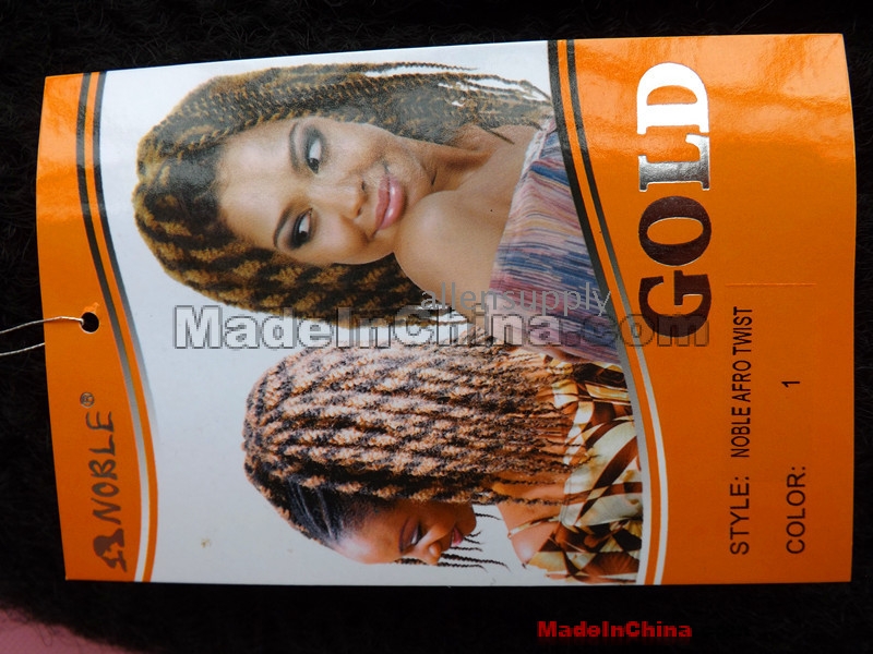 Noble Gold Afro Twist Synthetic Hair Extension – Wholesale Free ...