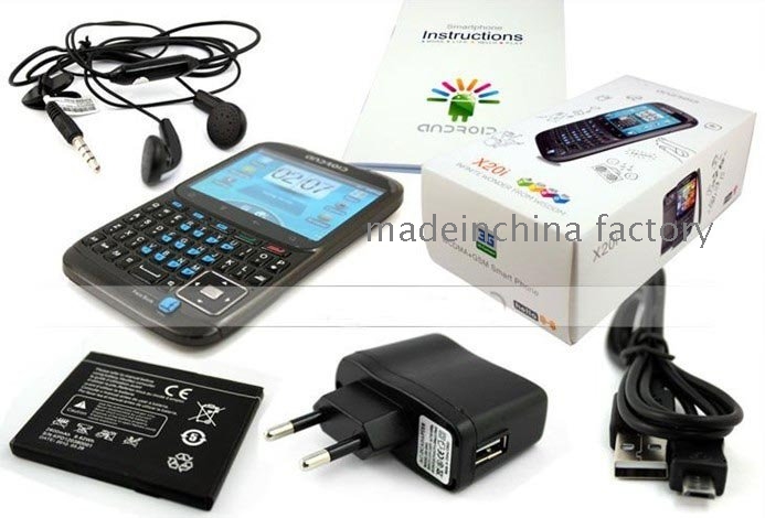 QWERTY Full Keyboard X20i MTK6573 android 2 3 – Wholesale QWERTY Full ...
