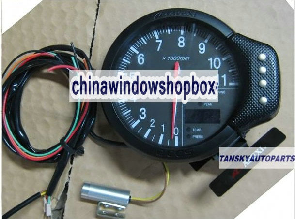 APEXI 5 Tachometer 3in1 Integrated Temp Pressure – Wholesale APEXI 5 ...