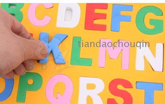 26 English letters puzzles EVA foam inlay – Wholesale 26 English ...