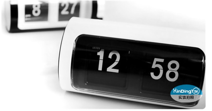 Global Fashion Auto flip clock cylinder flip black – Wholesale Global ...