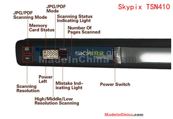 2012 Arrival Wireless Portable Push button Scanner – Wholesale 2012 New ...