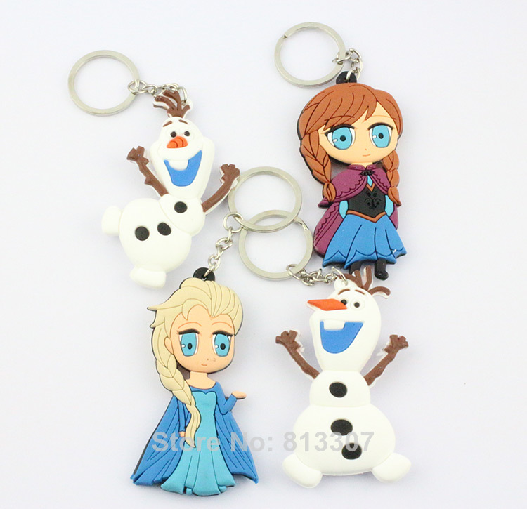 3D Cartoon Movie Frozen keychain Elsa Anna Olaf – Wholesale 3D Cartoon ...