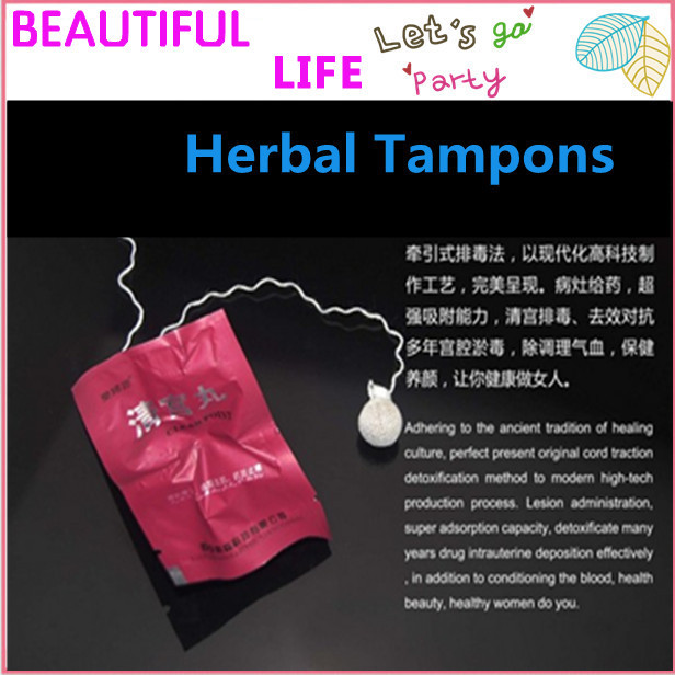 50pcs Beautiful Life Clear Point Herbal Tampons – Wholesale 50pcs/lot ...