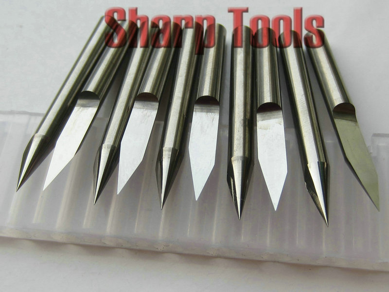 10pc 4mm Dia 30 Angle 0 1mm Tip V Shape Carbide – Wholesale 10pc 4mm ...