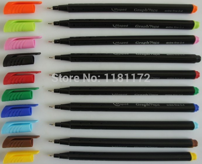 Maped Graph Peps Fineliners Assorted Colors Pack – Wholesale Maped ...