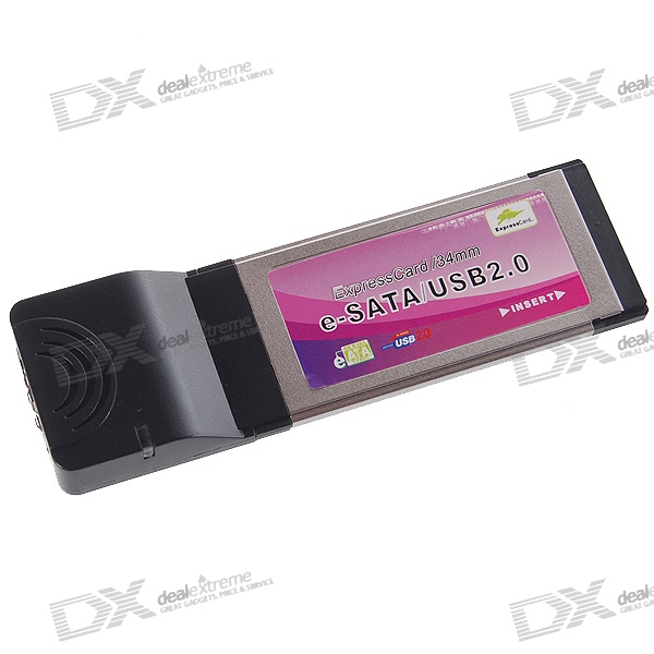 E SATA USB 2 0 ExpressCard Laptop Extension Card – Wholesale E-SATA ...