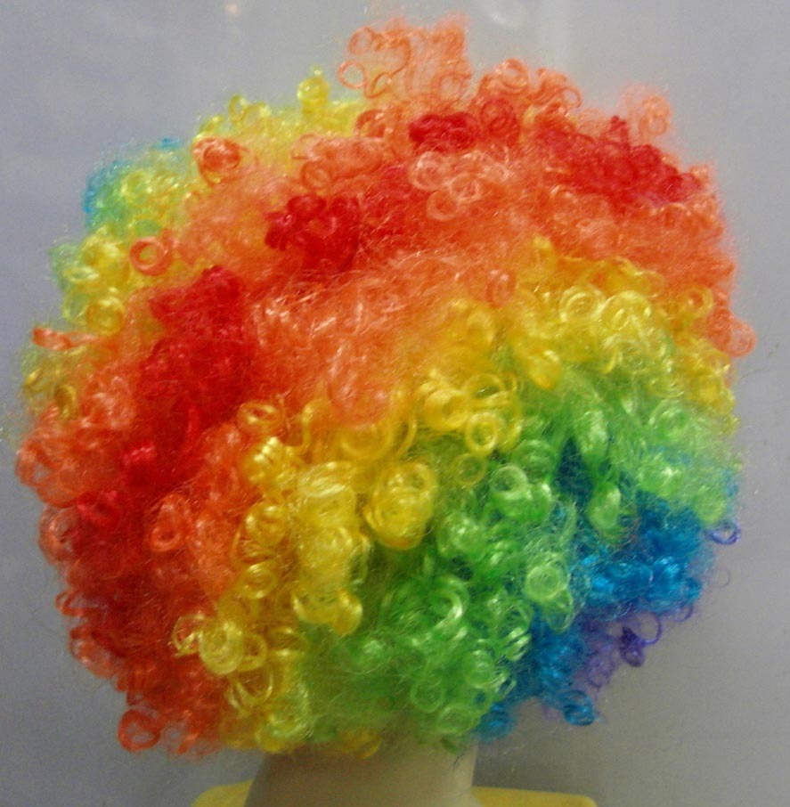 Circus Carnival Birthday Party Rainbow Clown Wig – Wholesale Free ...