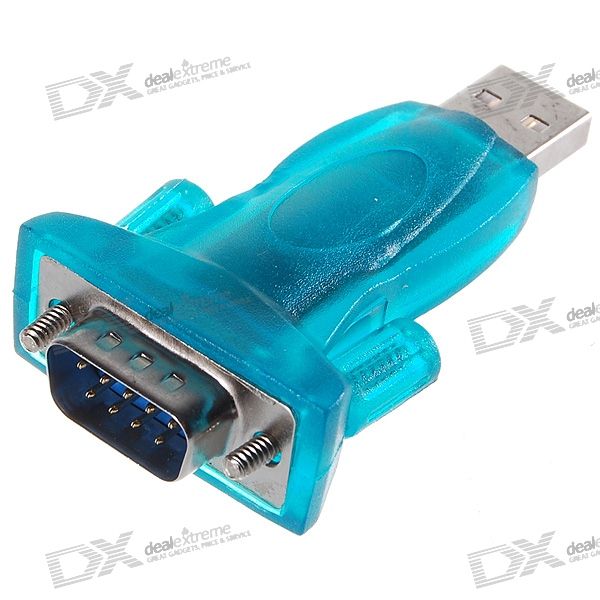 USB to RS232 Serial Port Adapter Transparent Green – Wholesale USB to ...