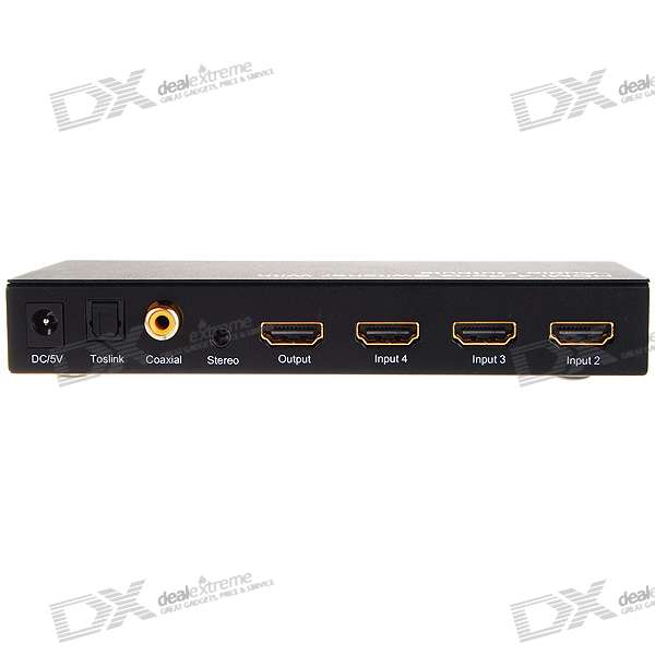 1080p 4 Port HDMI Input to HDMI Optical Coaxial – Wholesale (Only ...