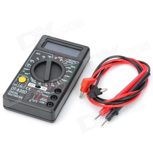 DT 830D 2 LCD Digital Multimeter Black 1 x 9V 6F22 – Wholesale DT-830D ...