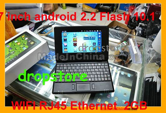 2PCS Newest 7 inch Mini Laptop WIFI WM8650 OS 2 2 – Wholesale 2PCS ...