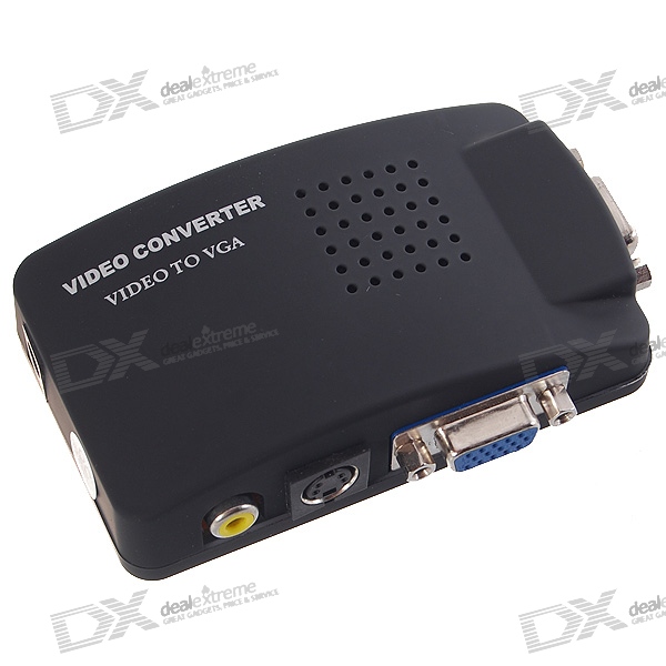 Composite S Video to VGA Converter Box 1280 – Wholesale (Only Wholesale ...