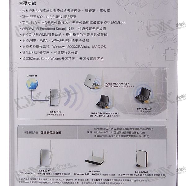 Edimax EW 7711UAn nLITE 802 11n b g 150Mbps Wifi – Wholesale Edimax EW ...
