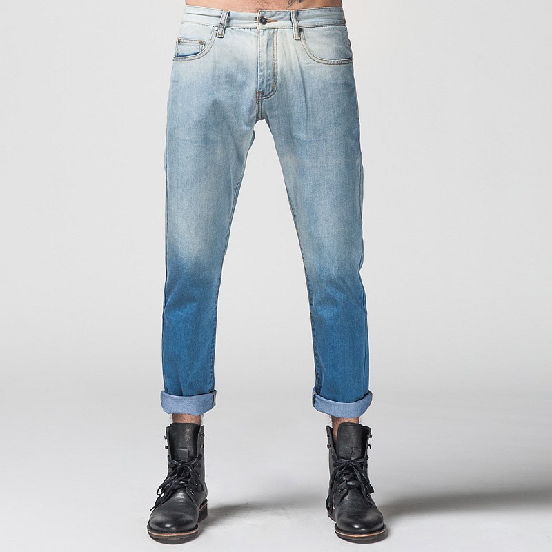 VANCL Titus Gradient Bleached Jeans Men Fade Denim – Wholesale VANCL ...