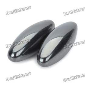 Buy Oval Hematite Chatter Magnet Stone Toy - Black (Pair) SKU:136275 ...