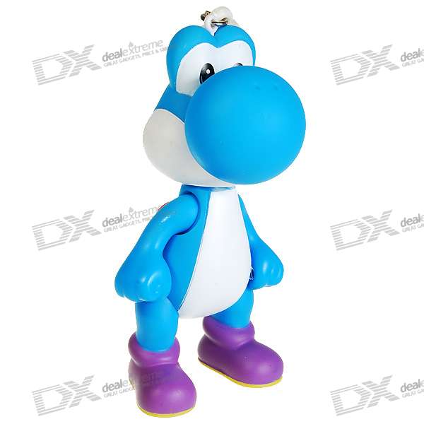 Cute Super Mario Figure Keychain Toy Yoshi Blue – Wholesale Cute Super ...