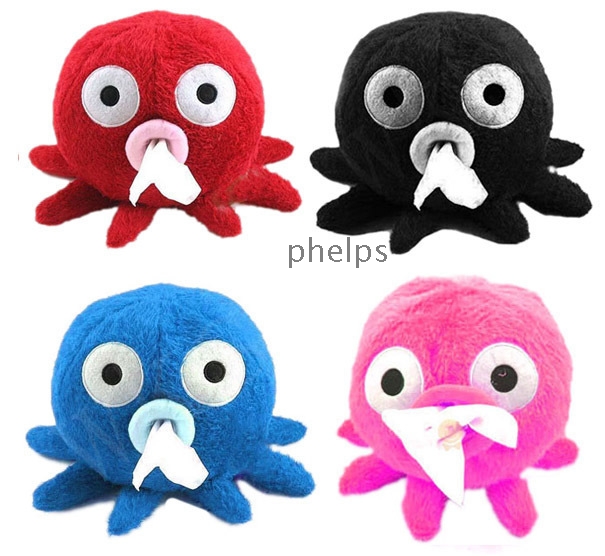 Vivid Plush Octopus Tissue Box Tissue Holder Car – Wholesale free ...