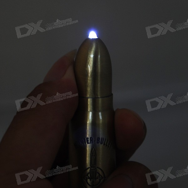 Bullet Style Butane Lighter LED Flashlight SKU – Wholesale Bullet Style ...