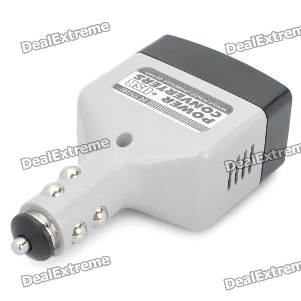 USB 2 flat pin AC Socket Car Charger Power Adapter – Wholesale USB + 2 ...