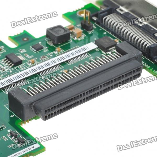 43W4324 PCI E X1 Ultra320 SCSI Controller PCIe SKU – Wholesale 43W4324 ...