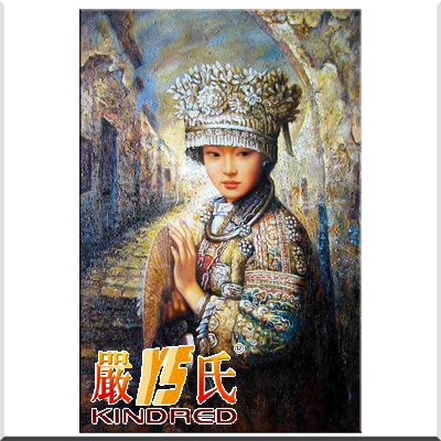 24X36 inch Hmong Girl Portrait Pure Hand painted – Wholesale 24X36 inch ...