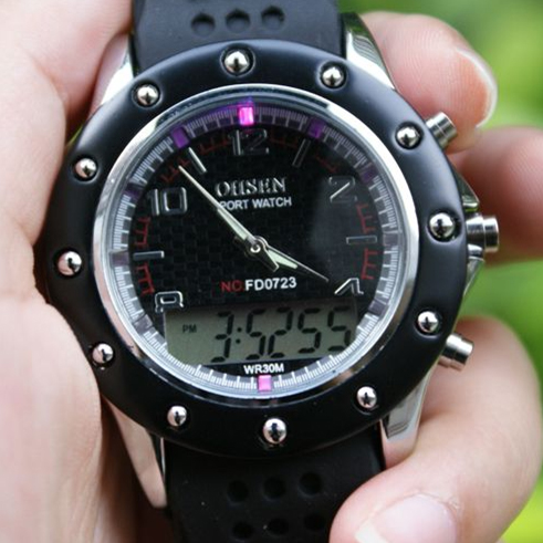 OHSEN Mens Digital 7 Colors LED Sport Watch A029 – Wholesale OHSEN Mens ...