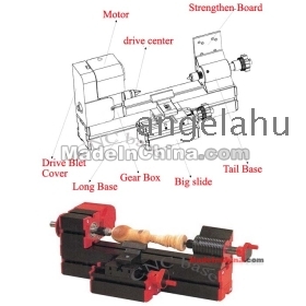 Buy 6 in 1 DIY Mini Lathe Kit(Wood+Metal lathe+Sawing+Sanding+Drilling ...