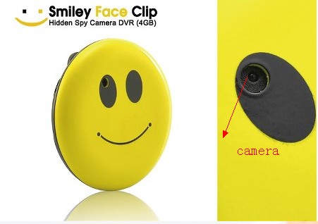 Best Mini DVR Smiley Face Clip Hidden Spy Camera – Wholesale Free ...