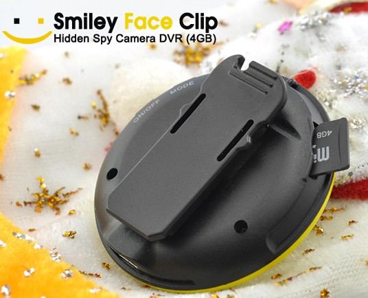 Best Mini DVR Smiley Face Clip Hidden Spy Camera – Wholesale Free ...